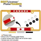 Car 4-hole Metal License Plate Frame - Canadian Flag | eBay
