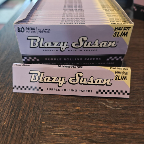 Blazy Susan King Size Rolling Papers Purple Papers! *Best Price* USA ...