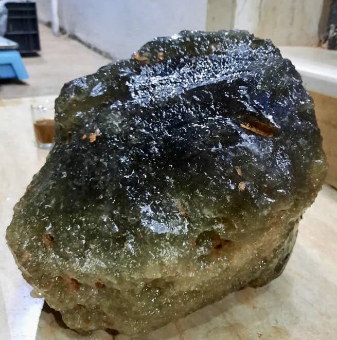 Libyan Desert Glass Meteorite Tektite impact specimen( 18 Kg ...