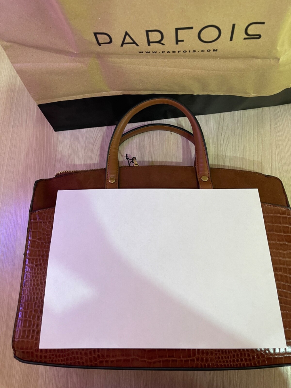 leather laptop bag, Parfois | eBay UK
