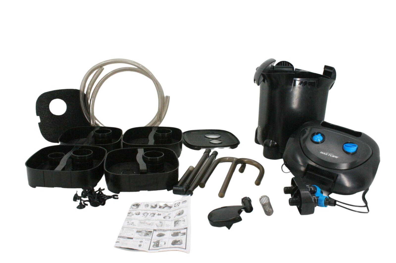 Penn-Plax CMF1 Cascade Max Flow Aquarium Canister Filter Tank 250 gal ...