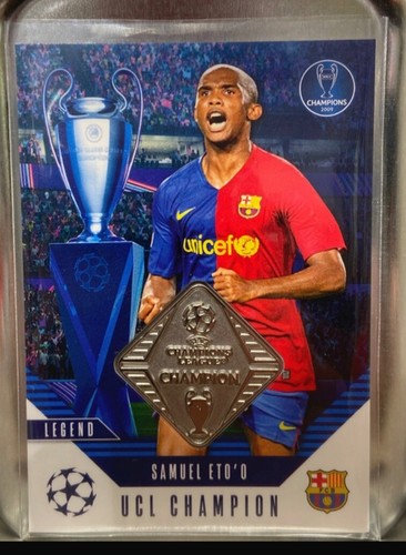 Topps Match Attax 2024/25 2025 Samuel Eto'o Ucl Champion Legend Relic ...