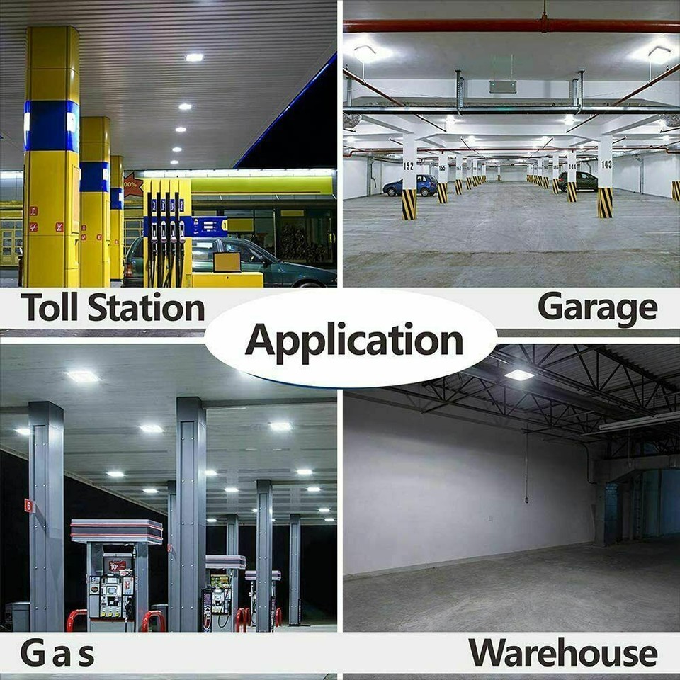 LED Canopy Lights 70W 9100lm LED Gas Station Canopy Light Fixture IP65 ...