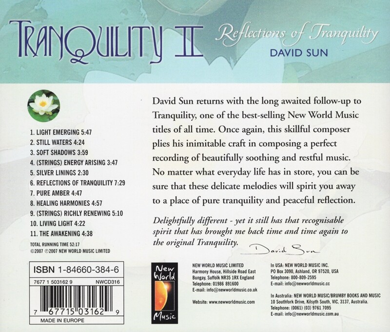 David Sun - Tranquility II: Reflections of Tranquility CD | eBay