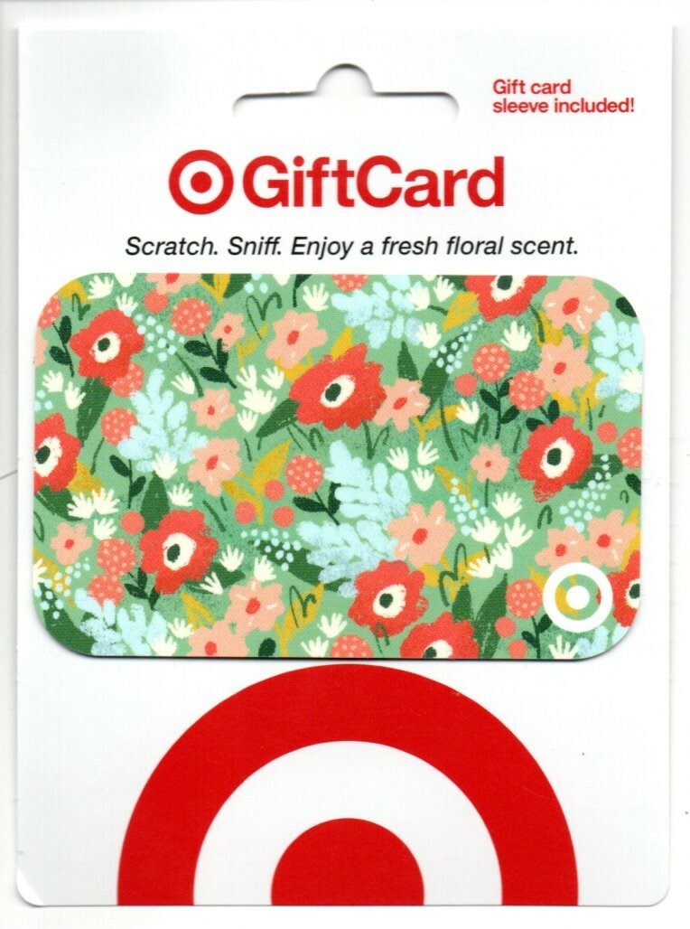 Target Flowers Scratch & Sniff Gift Card No $ Value Collectible #4309 ...