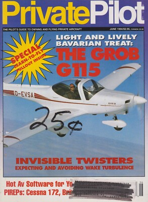 Private Pilot (Jun 1994) Grob 115, 1956 Cessna 172, News (Missing Pages ...