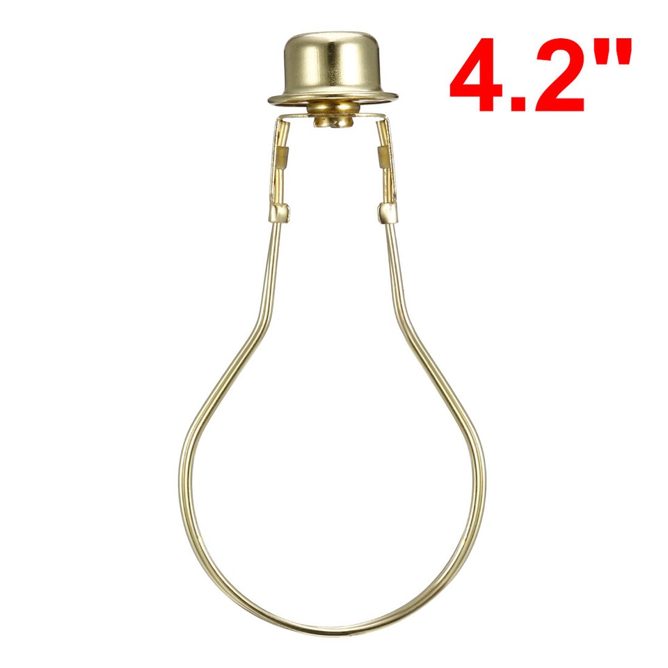 2Pack Lamp Shade Light Bulb Clip Adapter with Shade Attaching Finial ...