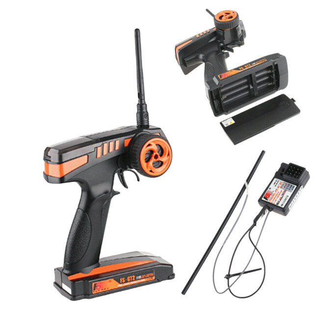 FlySky FS-GT2 2.4G 2CH Gun RC System Transmitter/Controller for sale ...