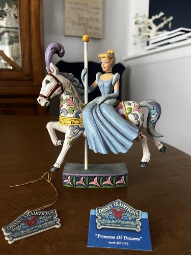 Jim Shore Princess of Dreams Carousel, Cinderella, Disney Traditions ...