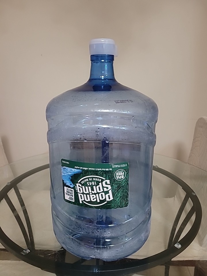 Poland Spring 5 Gal Reusable Water Bottle Polycarbonate Plastic Jug ...
