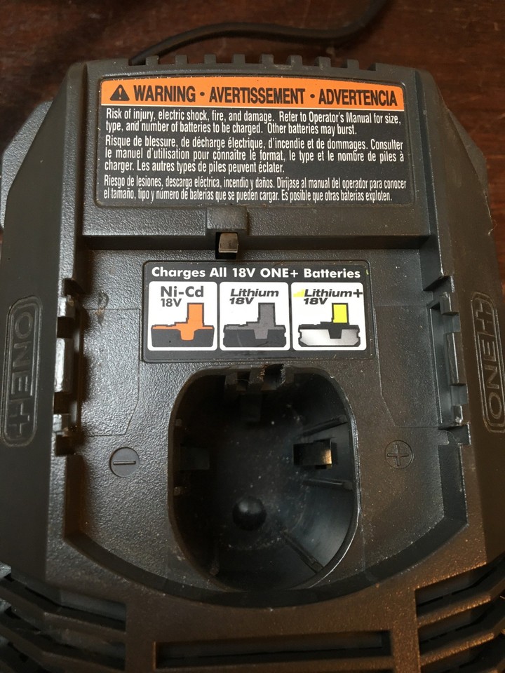 Ryobi P118 18V ONE+ Class 2 Battery Charger Intelliport Charger only | eBay