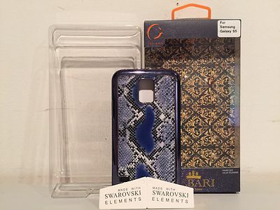 CELLAIRIS DEBARI SWAROVSKI CRYSTAL AMITY BLUE SNAKE PHONE CASE SAMSUNG ...