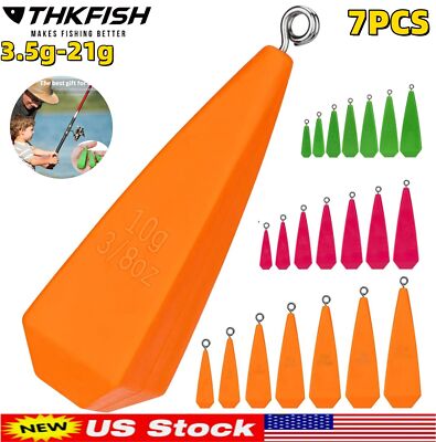 7PCS Fishing Practice Plugs 7Sizes Bait Casting Practice Soft PVC Bait ...