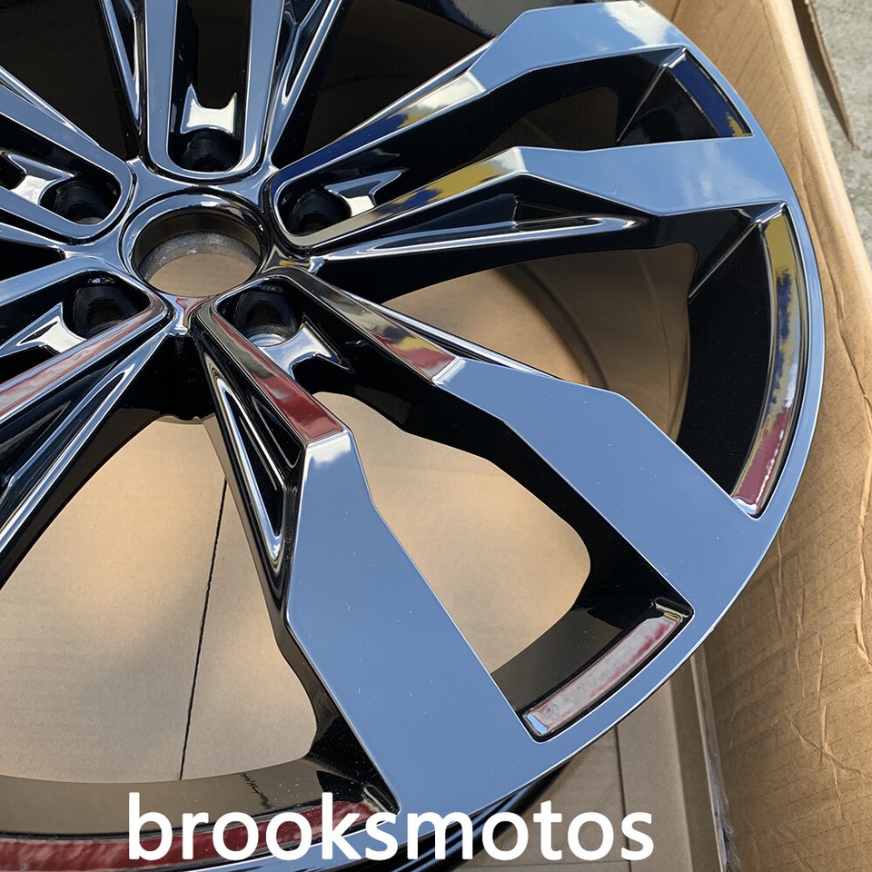 21" NEW GLOSS BLACK STYLE WHEELS RIMS FITS FOR 2017+ VW ATLAS 21x9 | eBay