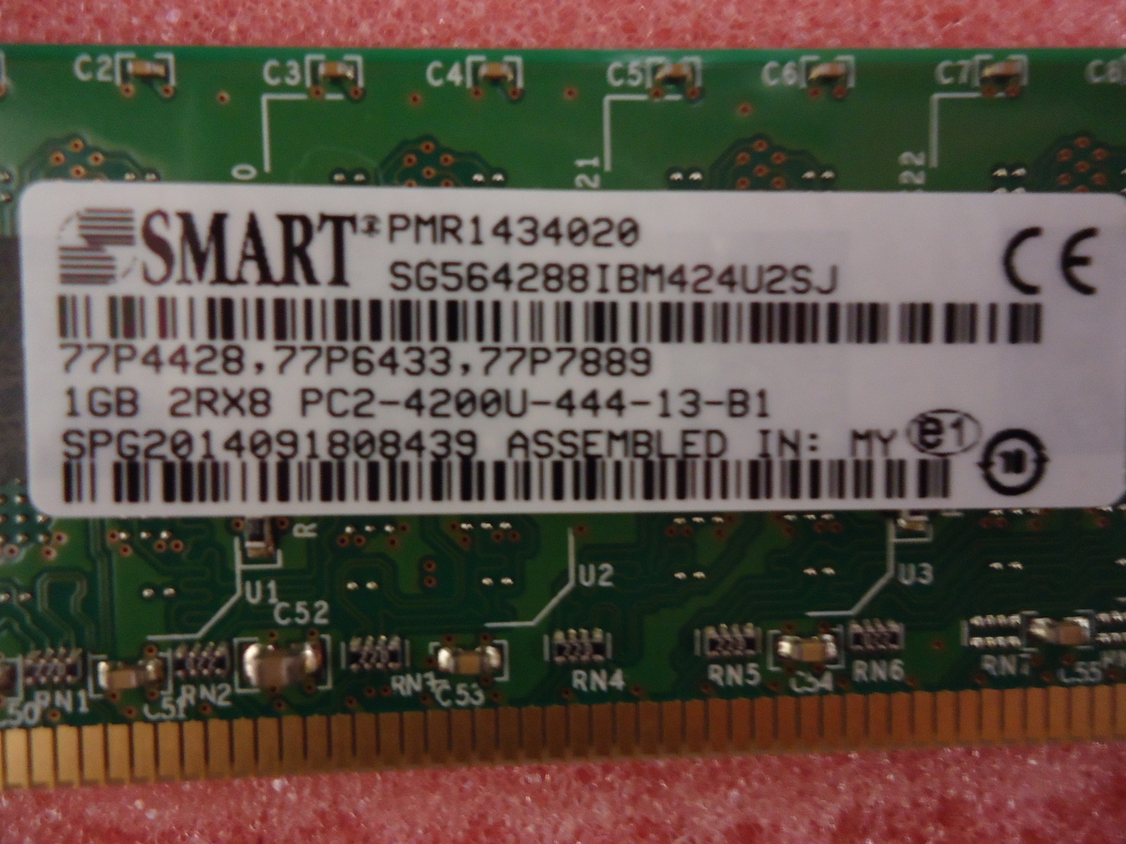 SG564288IBM424U2SJ SMART Smart 1GB PC2-4200 533MHz Non-ECC DDR2 IBM for ...