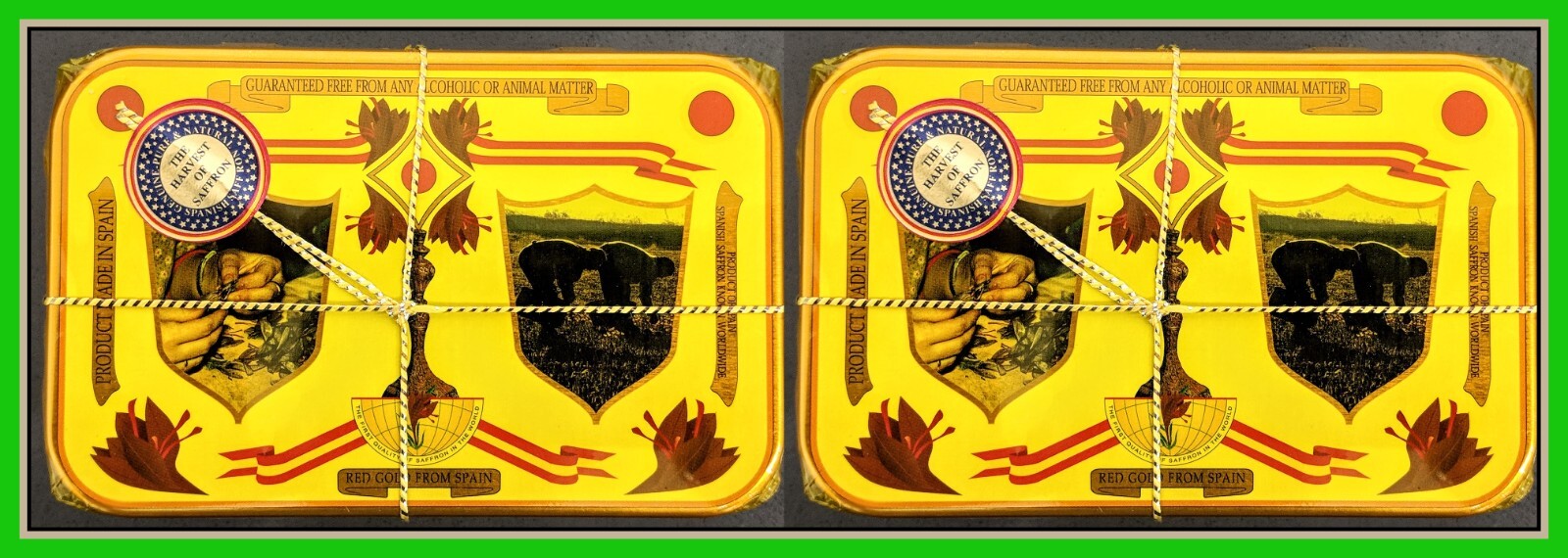 The Harvest of Saffron Spanish Saffron Tin - 1oz-2 BOXES 8436034361282 ...
