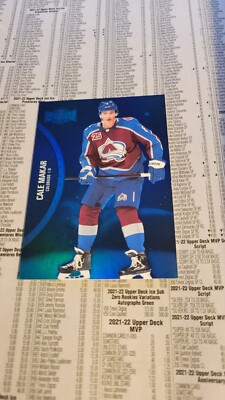 2021-22 Skybox Metal Universe Ice Hockey Blue Spectrum Cale Makar #45 ...