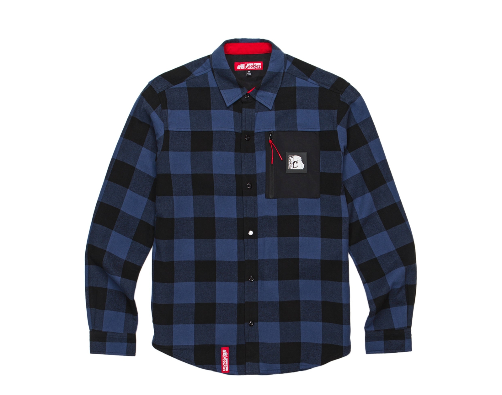 Cookies Glaciers Of Ice Buffalo Plaid Flannel Blue/Black Shirt ...