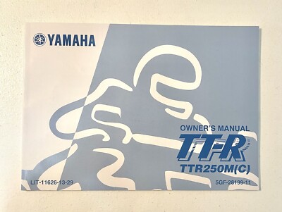 1999 Yamaha TTR250 Manual | eBay