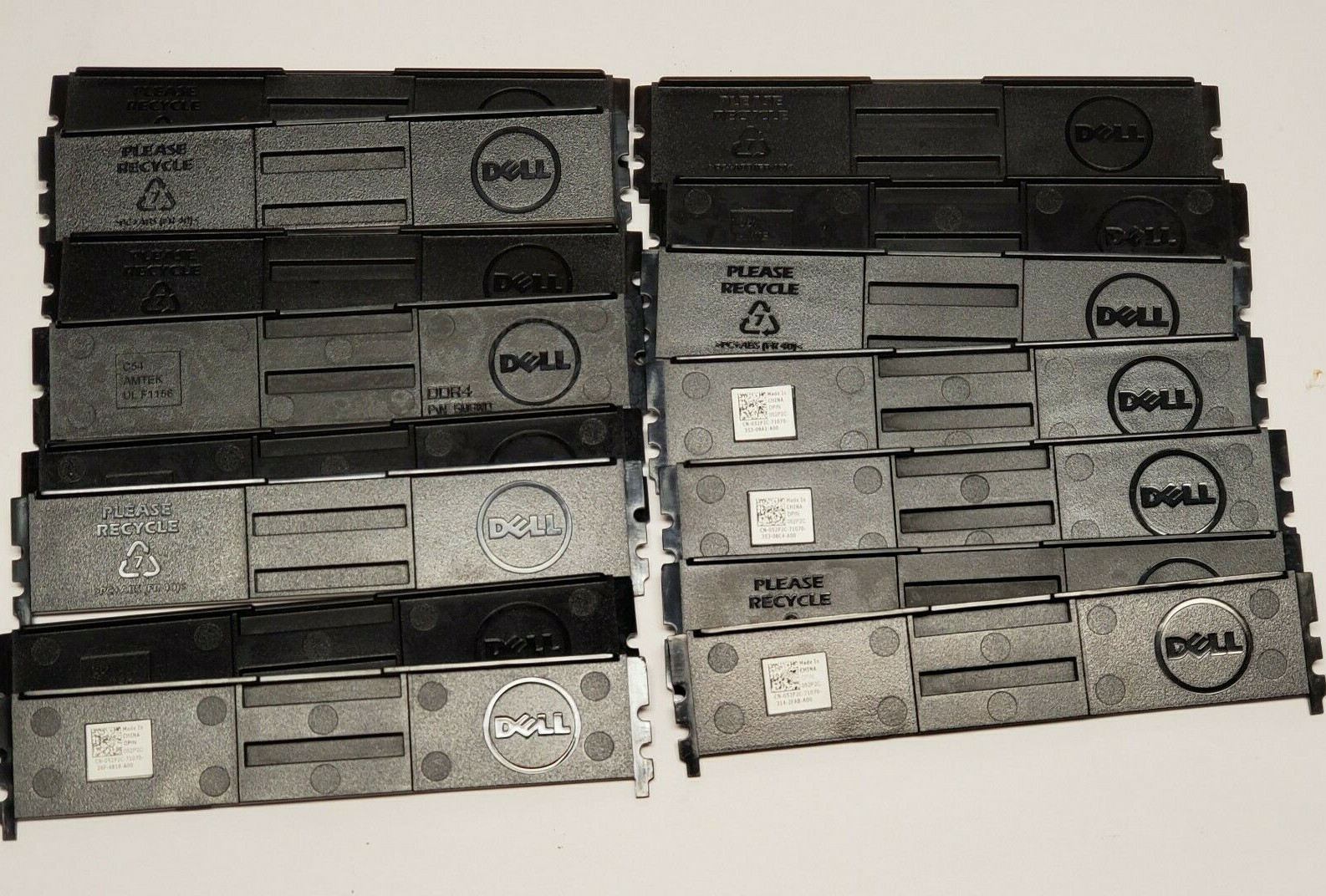 30 Dell 052P2C 0U701F RAM Memory Module Filler Blank DIMM Insert Lot of ...