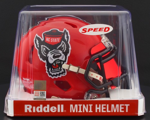 NORTH CAROLINA NC STATE WOLFPACK NCAA Riddell SPEED Mini Football ...