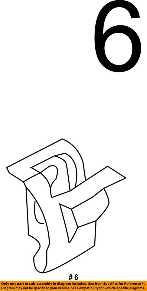 FORD OEM Interior-Wndshld Pillar Trim Clip W710338S403 | eBay