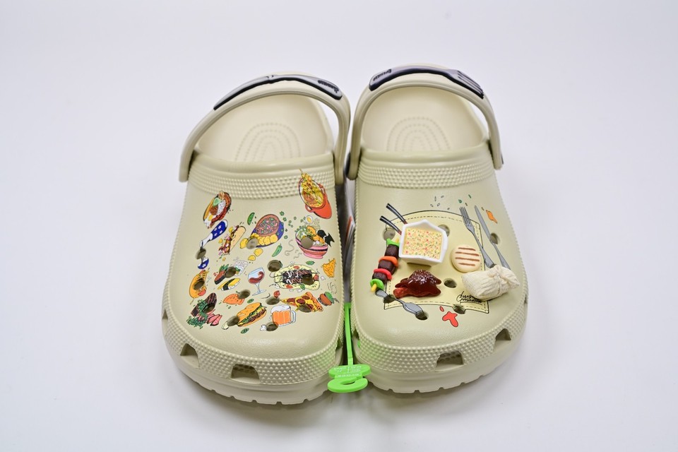 Luisito Comunica x Crocs 2 collab With Food Jibbitz Unisex 7, 8, 9, 10 ...