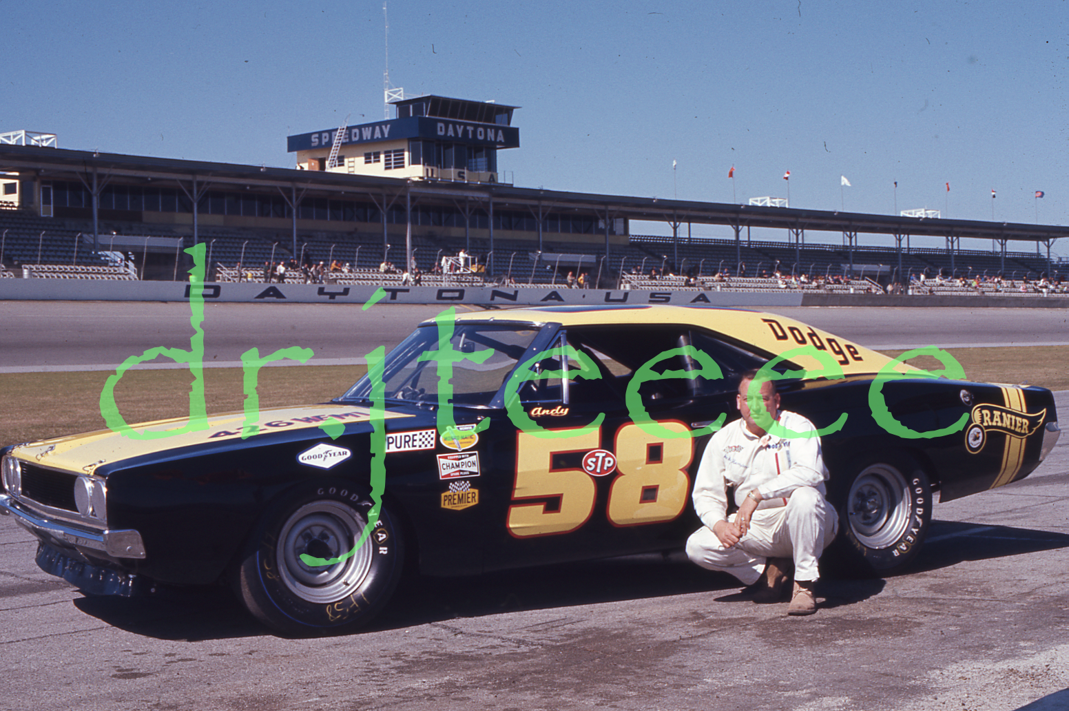 1969 NASCAR Andy Hampton DODGE - 35mm Racing Slide | eBay