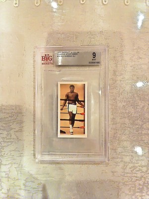 1971 Barrat And Co Famous Sportsmen Muhammad Ali Rookie BGS 9 Super ...