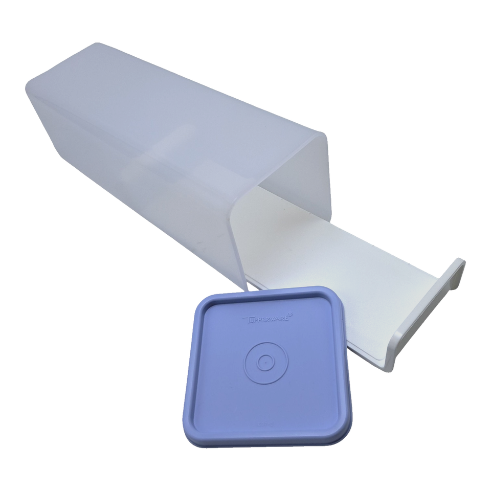Tupperware Cheese Butter Cracker Keeper Container and Tray Blueberry ...
