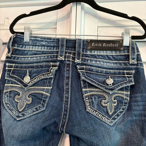 Rock Revival Jen Cutoff Jeans Size 27 | eBay
