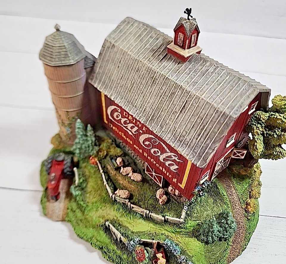 2001 Coca-Cola "Rural Refreshment" Barn The Franklin Mint Collection ...