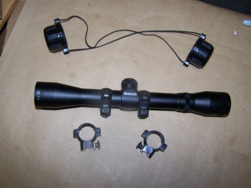 Simmons Rifle Scope 4x32 with Rings | eBay