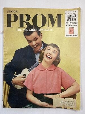 Vintage Senior Prom Magazine Jan 1951 Mid-Century Lifestyle Vivian ...