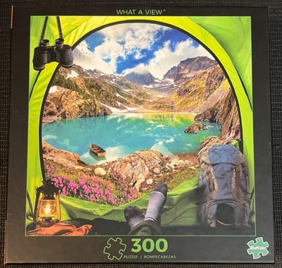 Buffalo 300 Large Pc Puzzle What a View Complete 18x18in Camping Tent ...