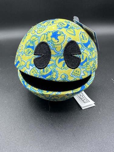 Pac-Man Sticker Bomb Plush 5” Toy Stuffed Pacman Ghost 80’s Figure ...