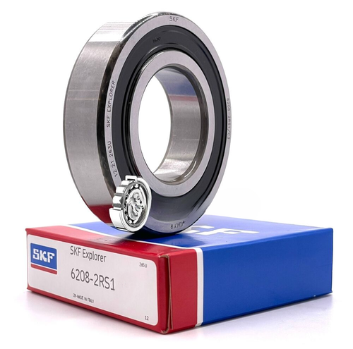 SKF 6208 2RS1 C3 DEEP GROOVE BALL BEARING, RUBBER SEALED 40x80x18 (mm ...