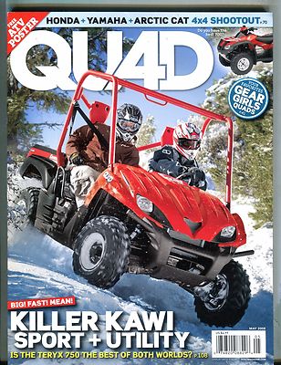 Quad Magazine May 2008 Killer Kawi Honda Yamaha EX No ML 032217nonjhe ...