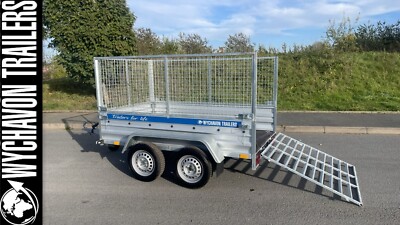 CAR CAGE TRAILER 7X4 TWIN AXLE 750KG UNBRAKED AL-KO SUSPENSION TRAILER ...