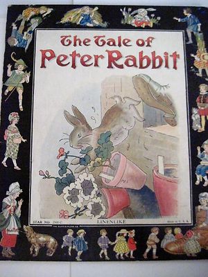 Vintage Children's Book "The Tale of Peter Rabbit" - Adorable Colored ...
