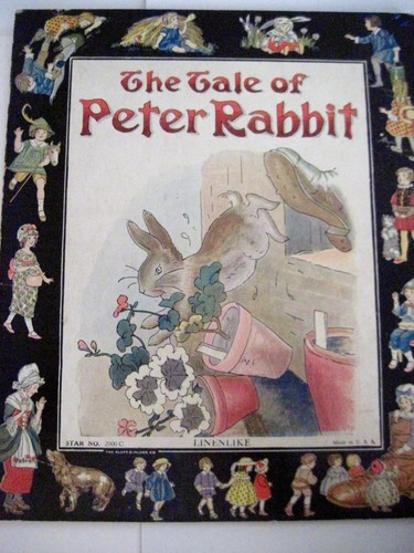Vintage Children's Book "The Tale of Peter Rabbit" - Adorable Colored ...