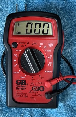 GB Gardner Bender Digital Multimeter GDT-3190 | eBay