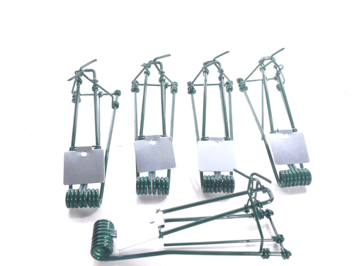 5 Pack Gopher Traps - Reusable Metal Gopher Trap Easy Set Weather Proof ...