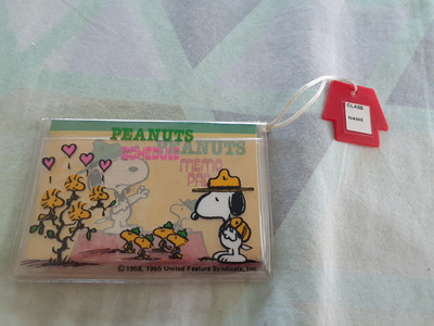 Vintage Snoopy Small Schedule Pad Book Peanuts. Excellent Condition ...