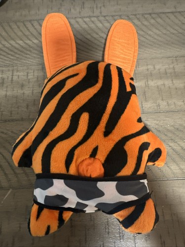 Fuggler Ugly Monster BUDGIE EDITION 9" Rabid Rabbit Tiger Orange Plush ...