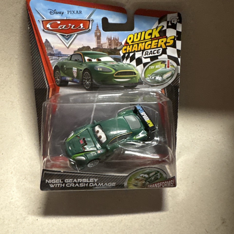 Disney Pixar Cars - NIGEL GEARSLEY WITH CRASH DAMAGE QUICK CHANGERS - 1 ...