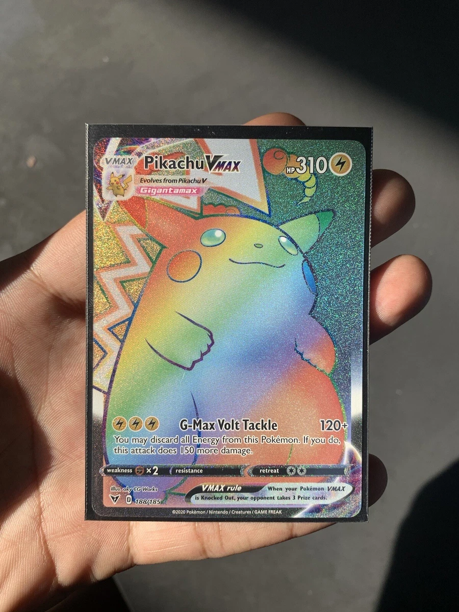 Rainbow Rare Pikachu VMax and Ultra Rare Charizard VMax login.ashrae.or.id