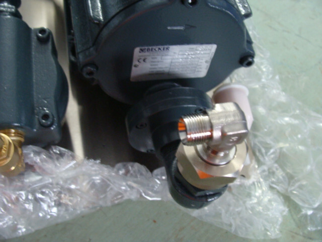 BECKER MODEL VTC 6/2-09 OIL FREE ROTARY VANE VACUUM PUMP 1420/1700RPM ...