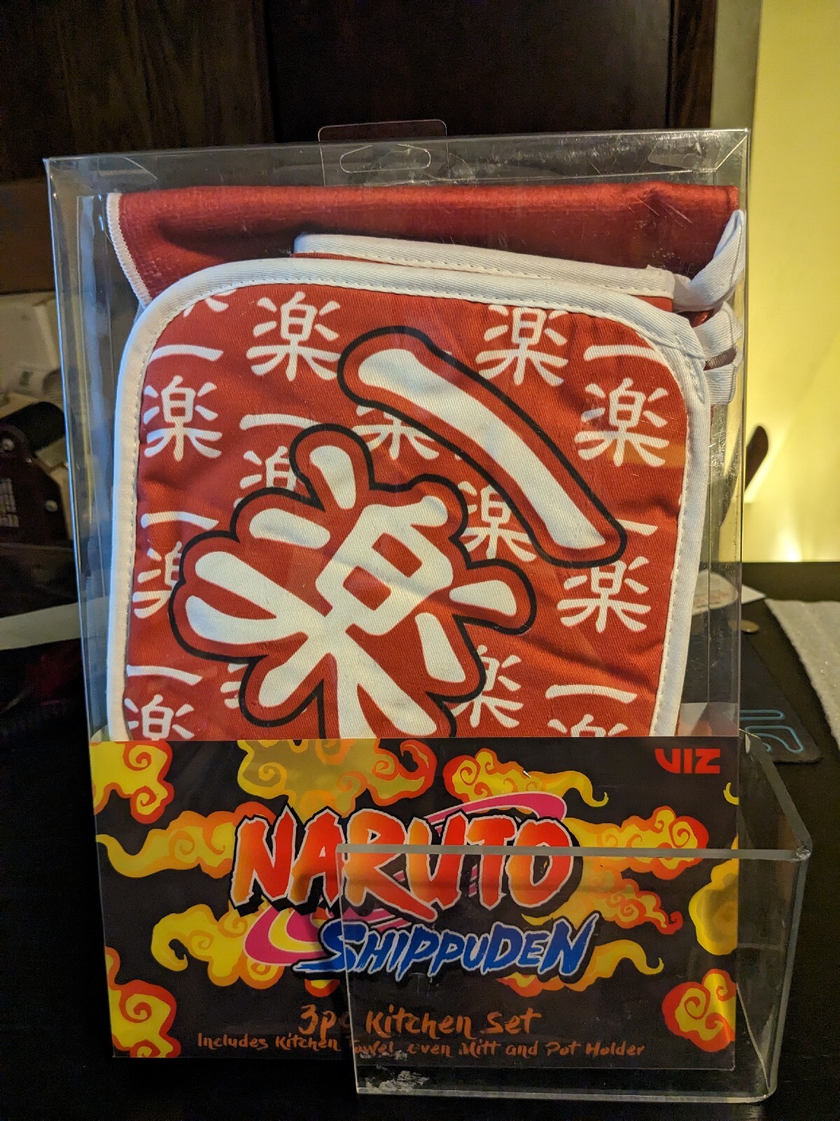 Naruto Chibi Ramen 3-Piece Kitchen Set | Oven Mitt, Dish Towel, Pot ...