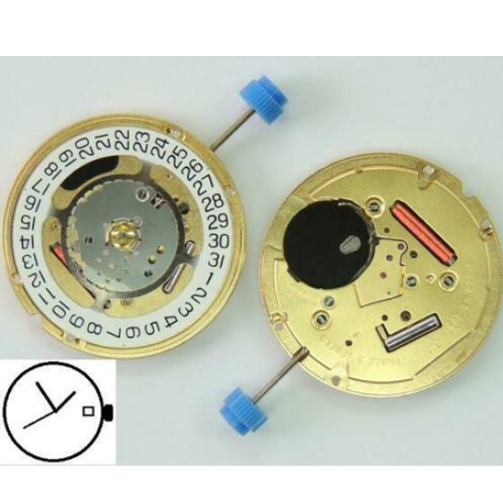 For ETA F05.111 Quartz Watch Movement Date at 3' NEW REPLACE with ...